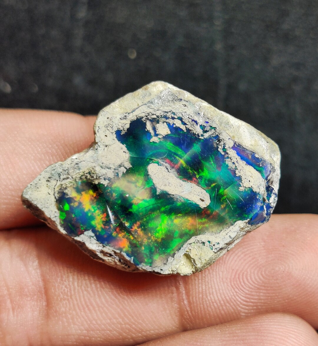Natural Opal Rough Black Opal Rough Ethiopian Black Opal - Etsy