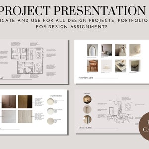 Interior Design Project Presentation Template for Interior Designers ...