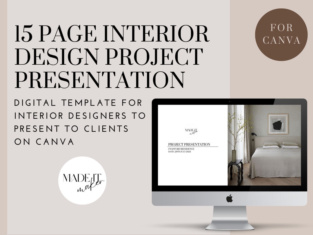 Interior Design Project Presentation Template for Interior Designers ...