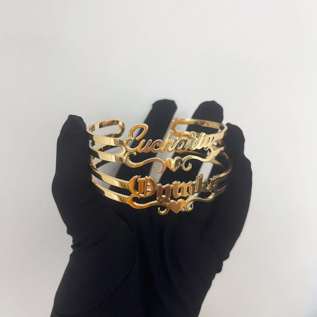 Name Cuff Bangle Custom Bangle, Personalized Bangle, Name Women Bangle ...