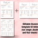 PINK INVOICE Editable Template Printable WORD Doc/canva - Etsy
