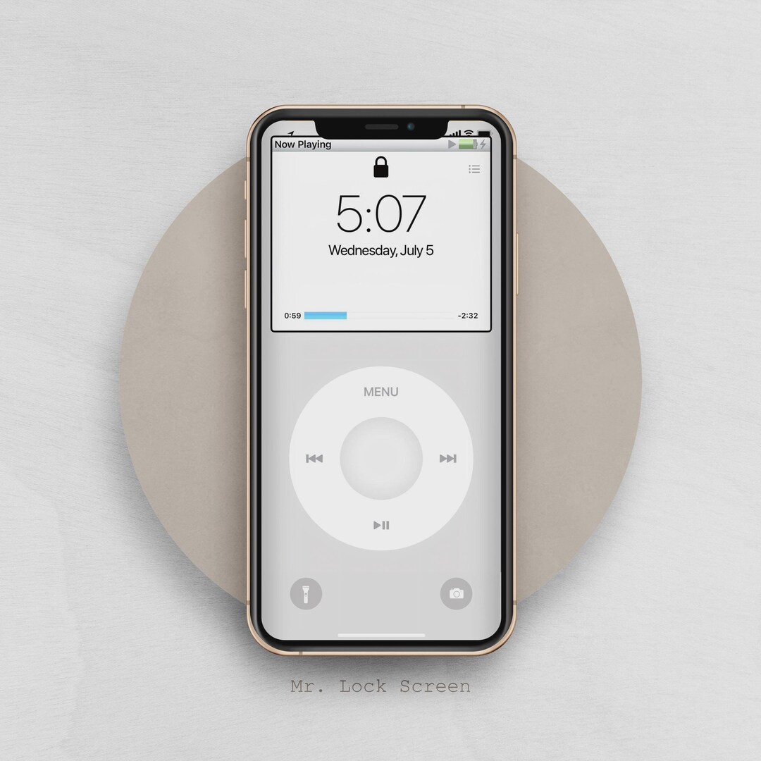 White Ipod iPhone Wallpaper | Old School Player Ios Lock Screen ...