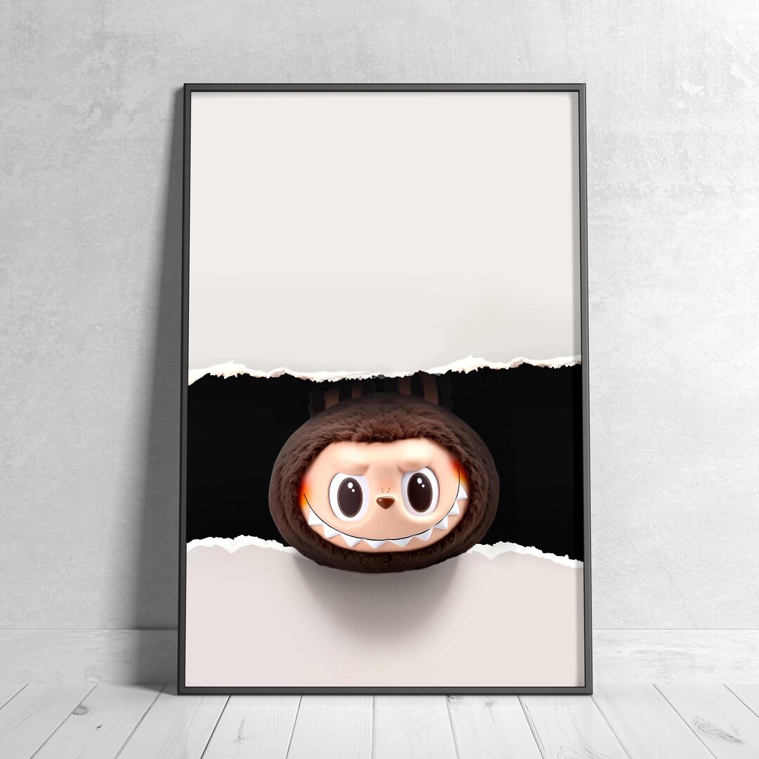 Zimomo Labubu Poster, Labubu the Monster Decor, Labubu Wall Art, Modern ...
