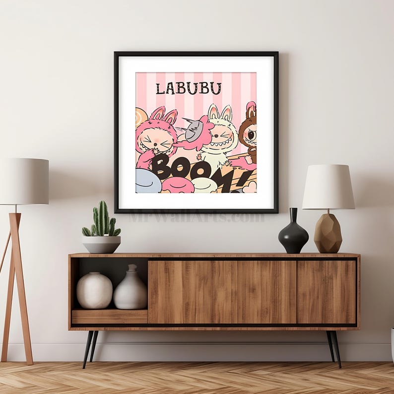 BOOM! Labubu Fun Play Time Poster, Labubu the Monster Decor, Labubu ...