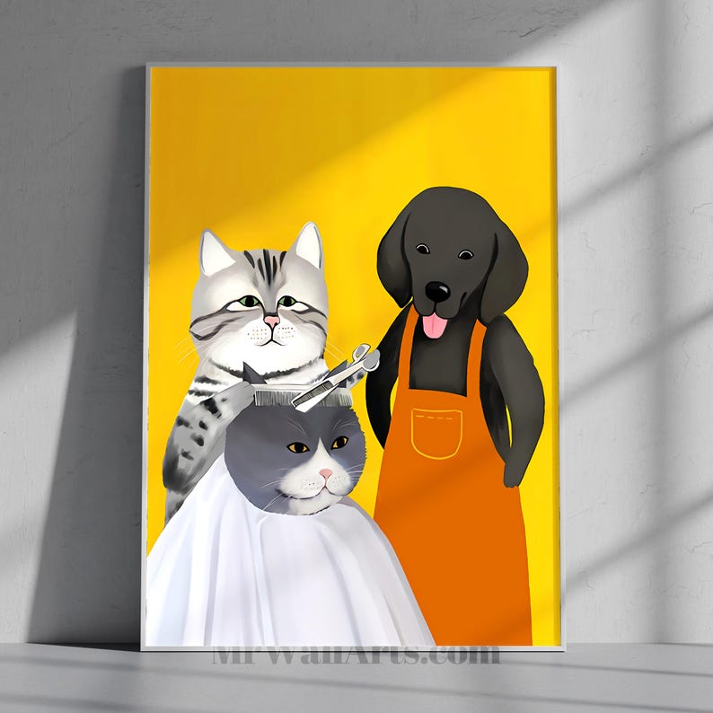 Beauty Salon Decor, Beauty Parlour, Funny Hair Salon Decor, Hair Salon ...