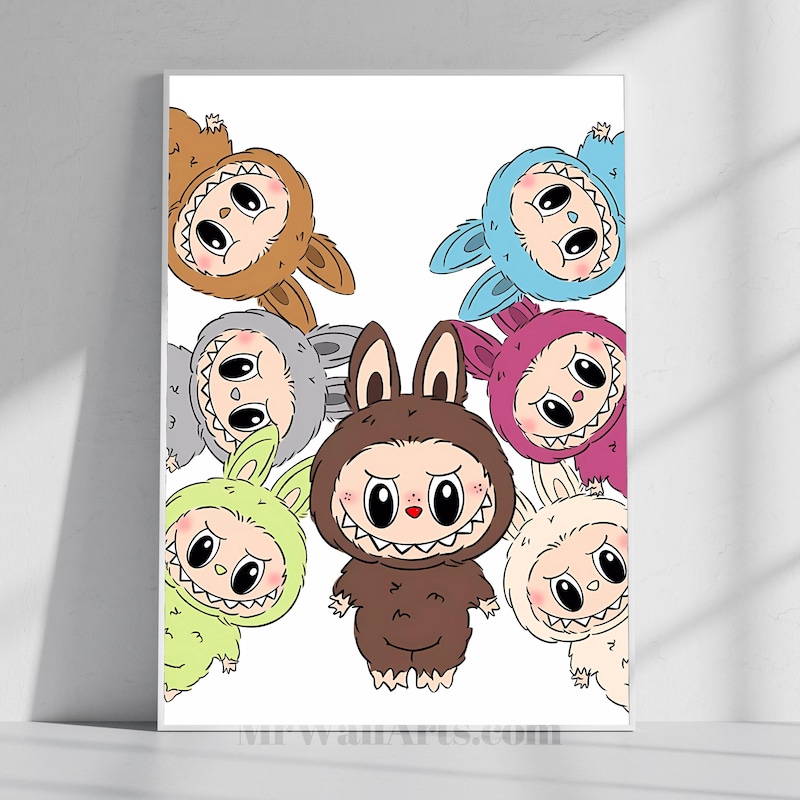 Labubu Poster Print - Etsy