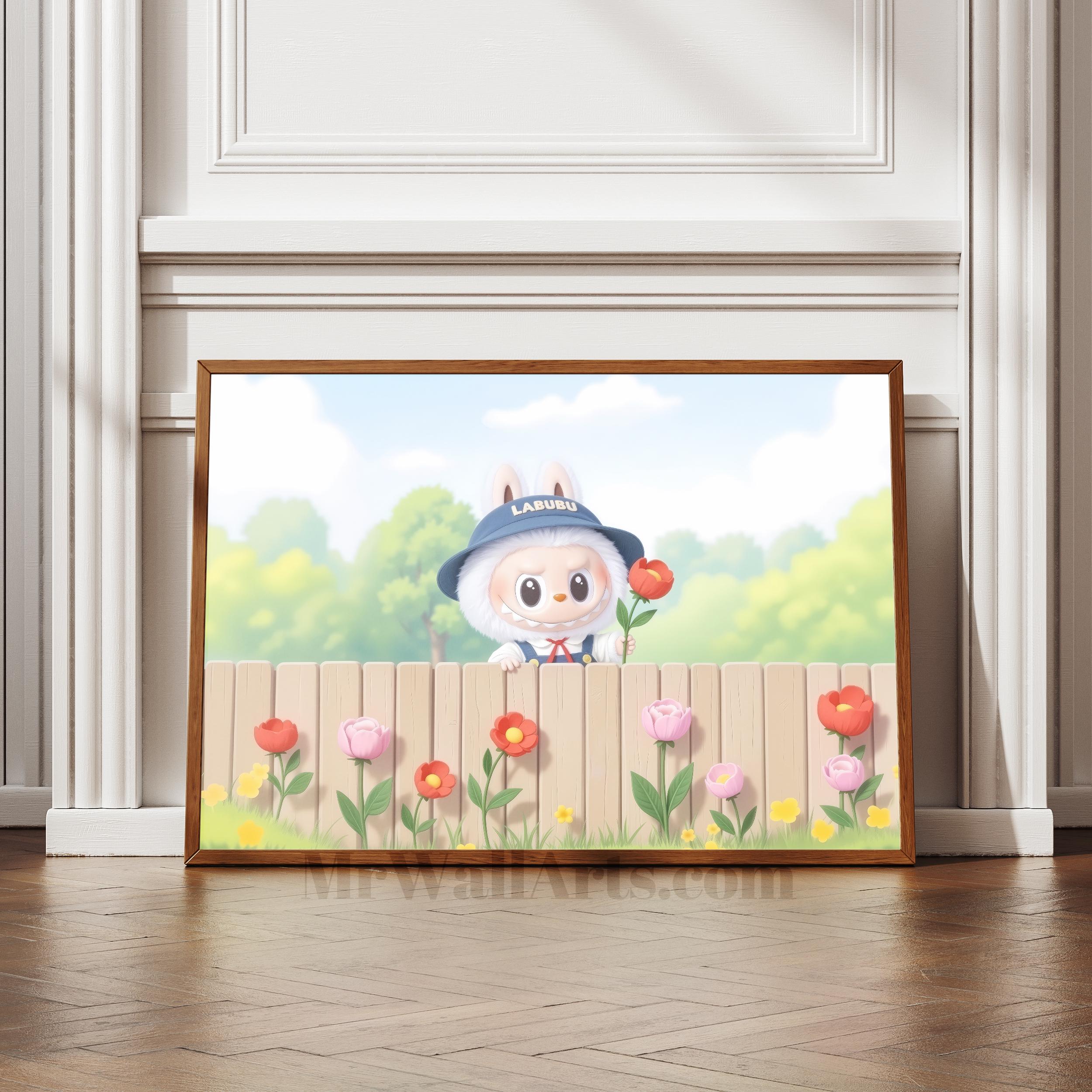 Labubu Poster | Labubu the Monsters Wall Art | Zimomo Tycoco Spooky ...