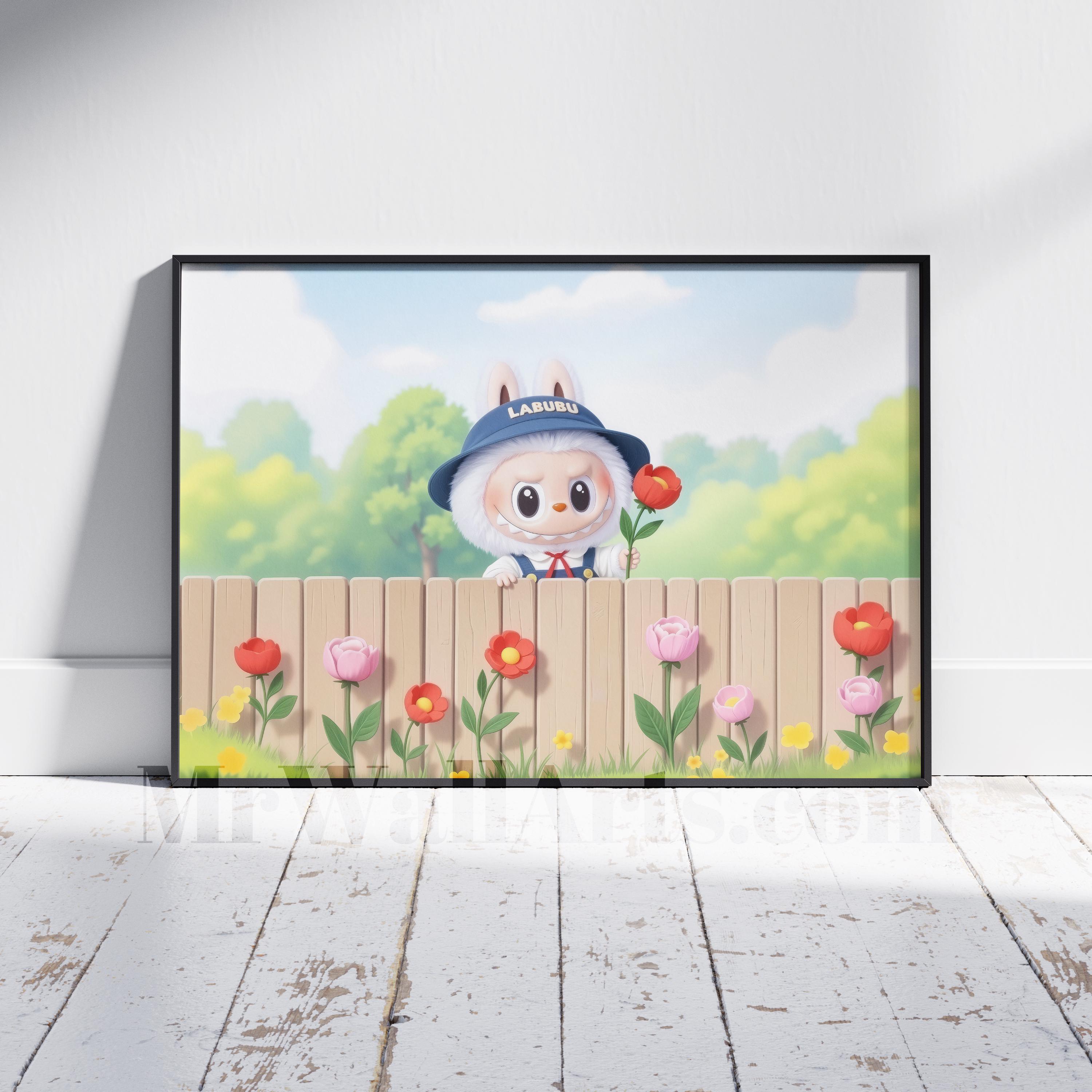 Labubu Poster | Labubu the Monsters Wall Art | Zimomo Tycoco Spooky ...