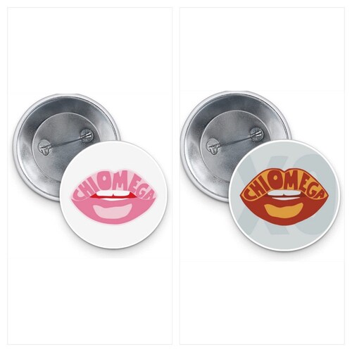 Chi Omega Greek Game Day Tailgate Buttons Game Day Pins - Etsy