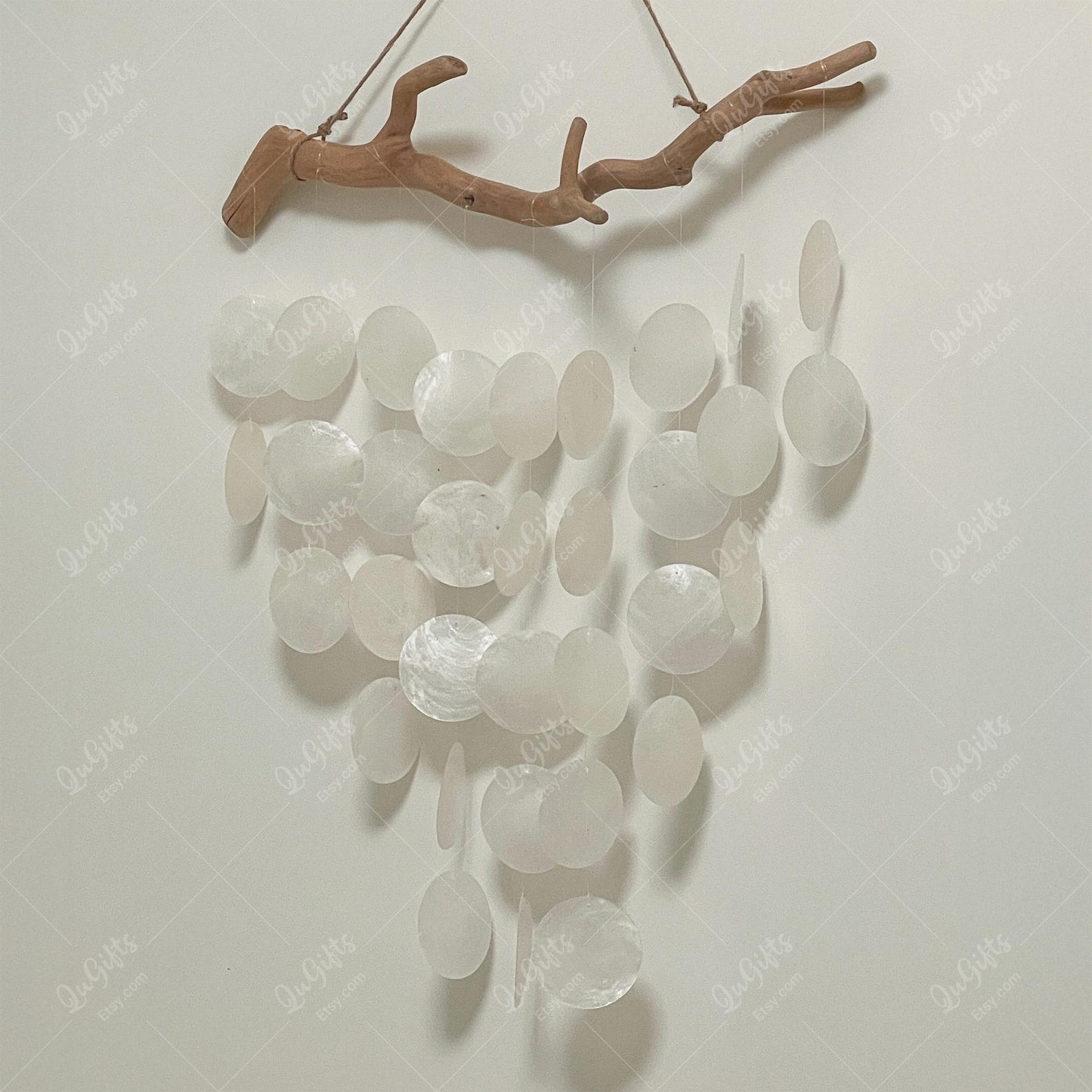 Handmade Capiz Shell Wall Hanging: Boho Beach Decor - Etsy
