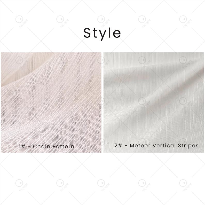 Silk Texture Sheer Curtain, Soft and Flowing Drape, Textured Jacquard ...