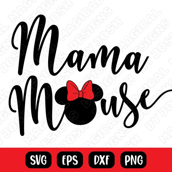 Mama Mouse Svg - Etsy