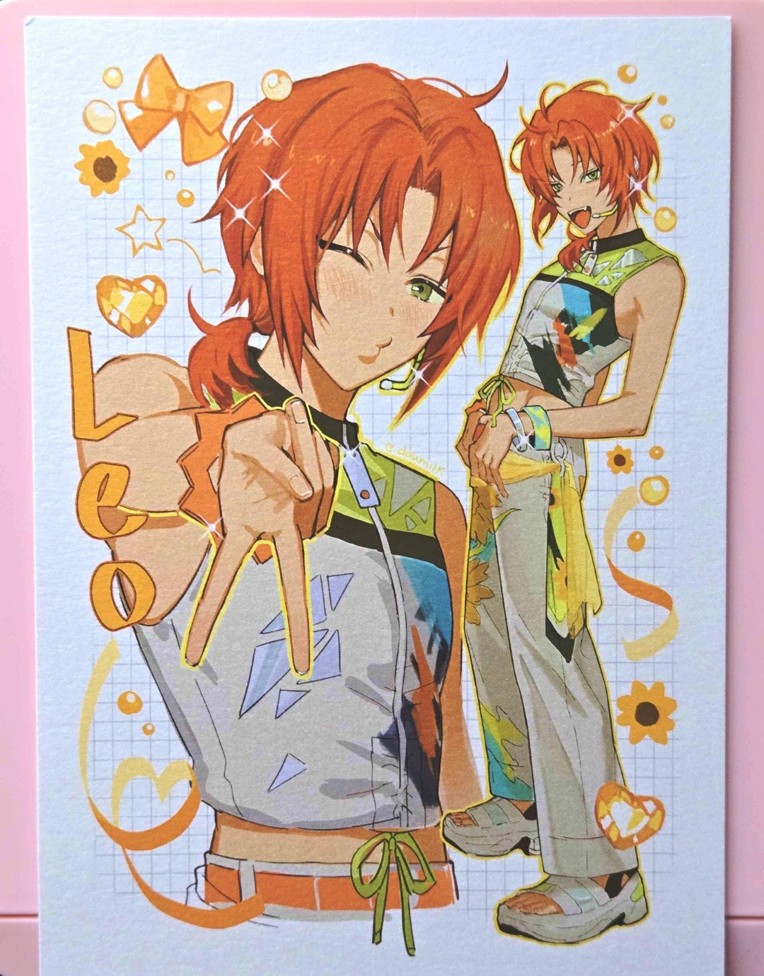 Leo Enstars 5x7 Print - Etsy