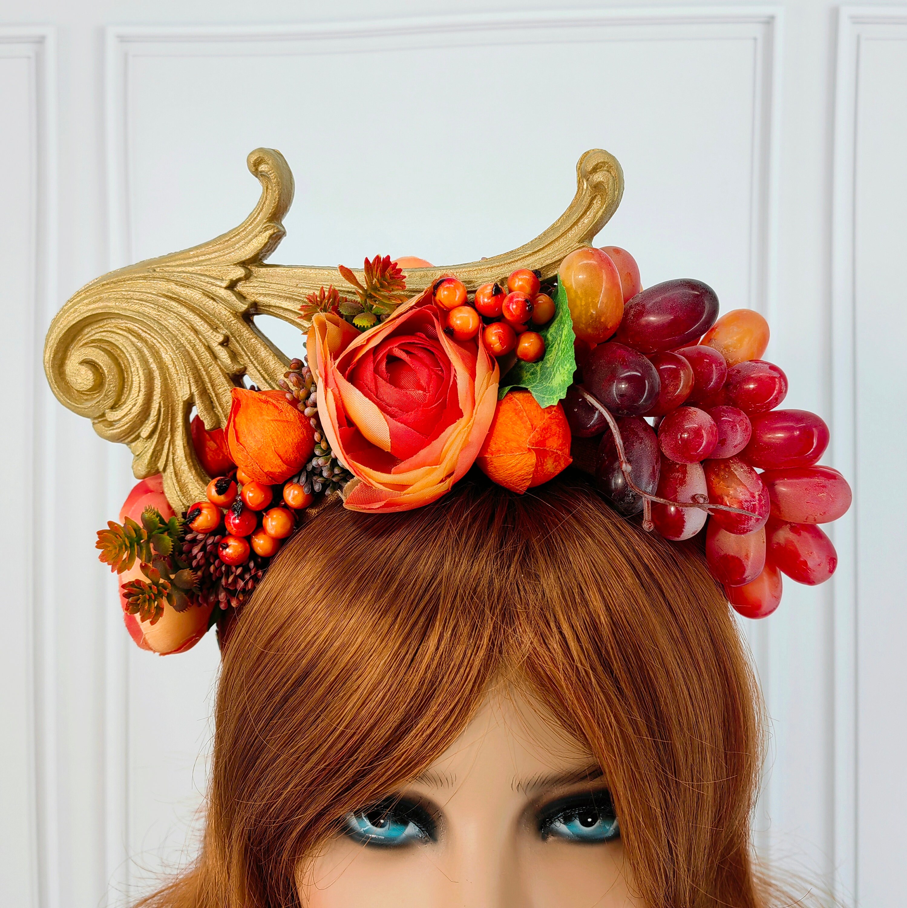 Sokoloydesign Slavic Headband Mścisława Wedding Bride Flower Crown ...