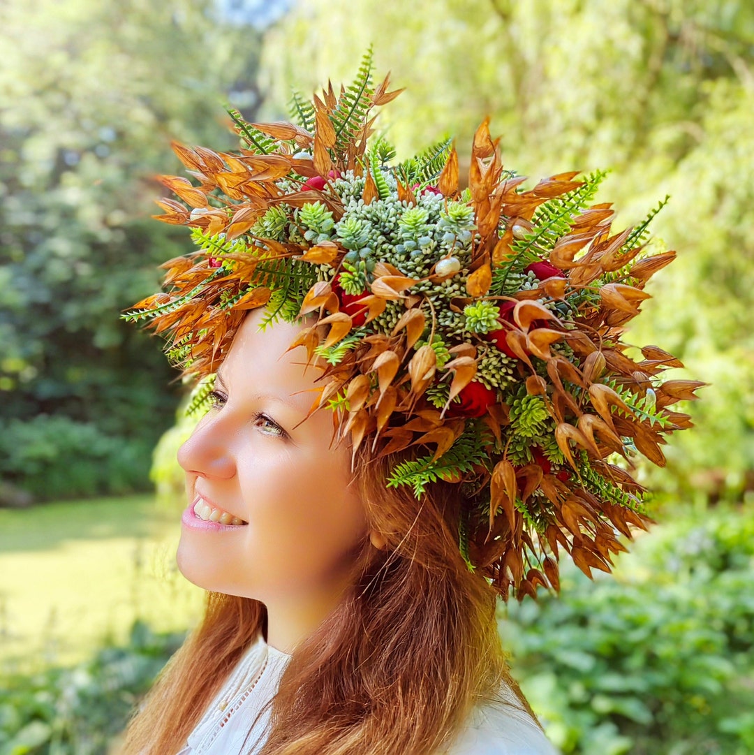 Sokolydesign Slavic Wreath Osidła Slavic Goddesses Wedding Bride Flower ...