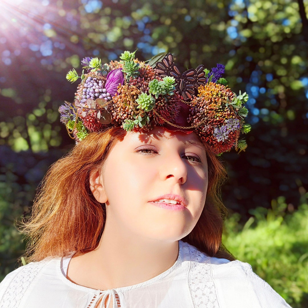 Sokolydesign Slavic Wreath Morana Slavic Goddesses Wedding Bride Flower ...