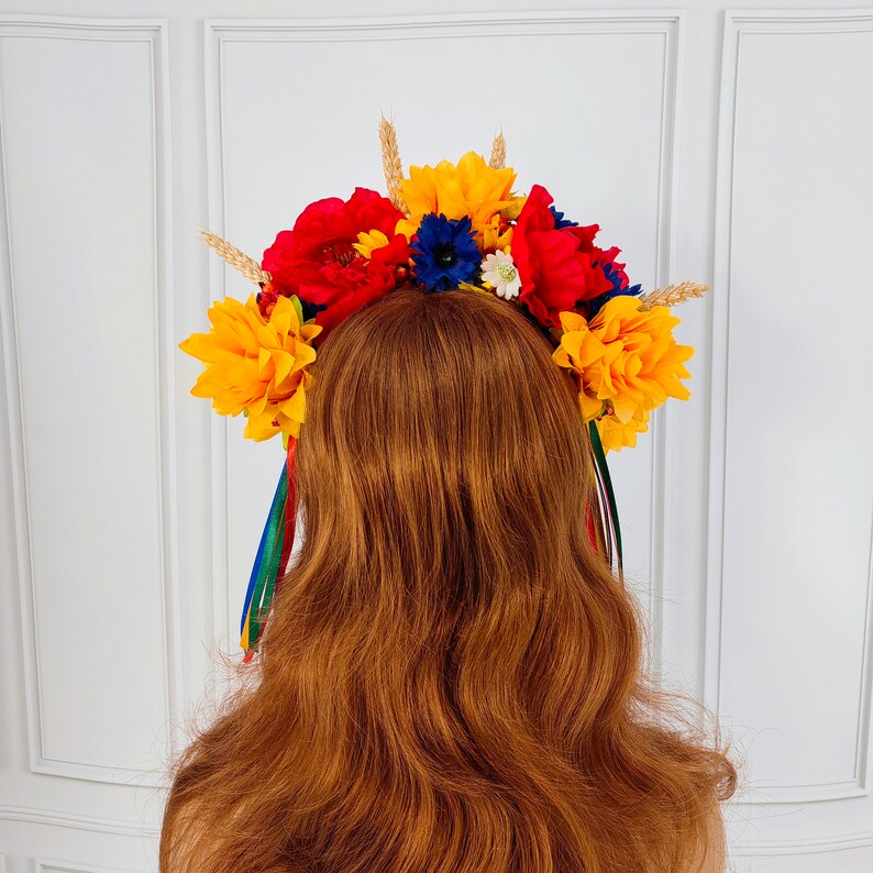 Sokolydesign Slavic Headband Sława Wedding Bride Flower Crown Tiara ...