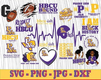 Pvamu Svg - Etsy UK