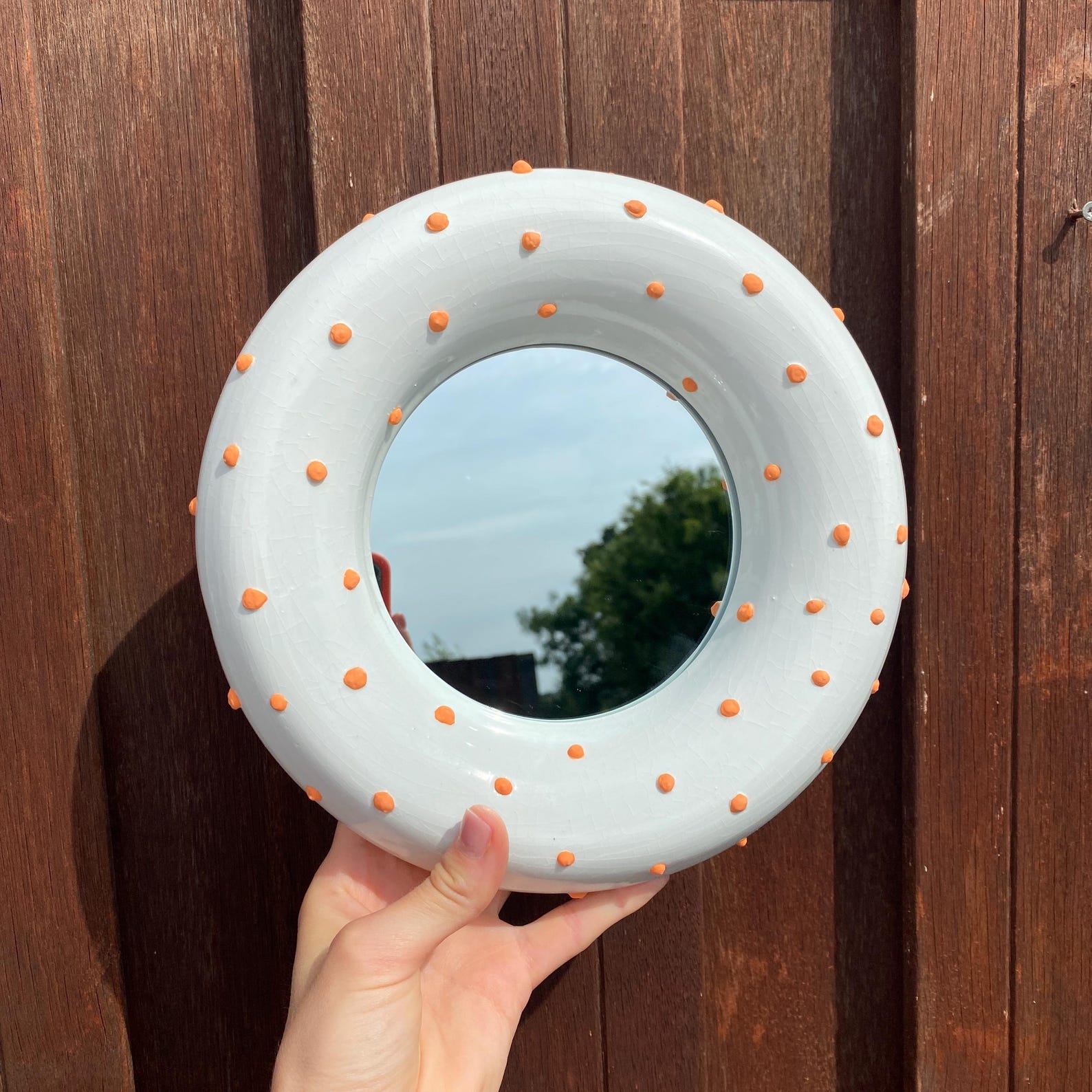Ceremic Mirror Ceramic Wall Art Small Wall Mirror Ceramic Wall Mirror ...