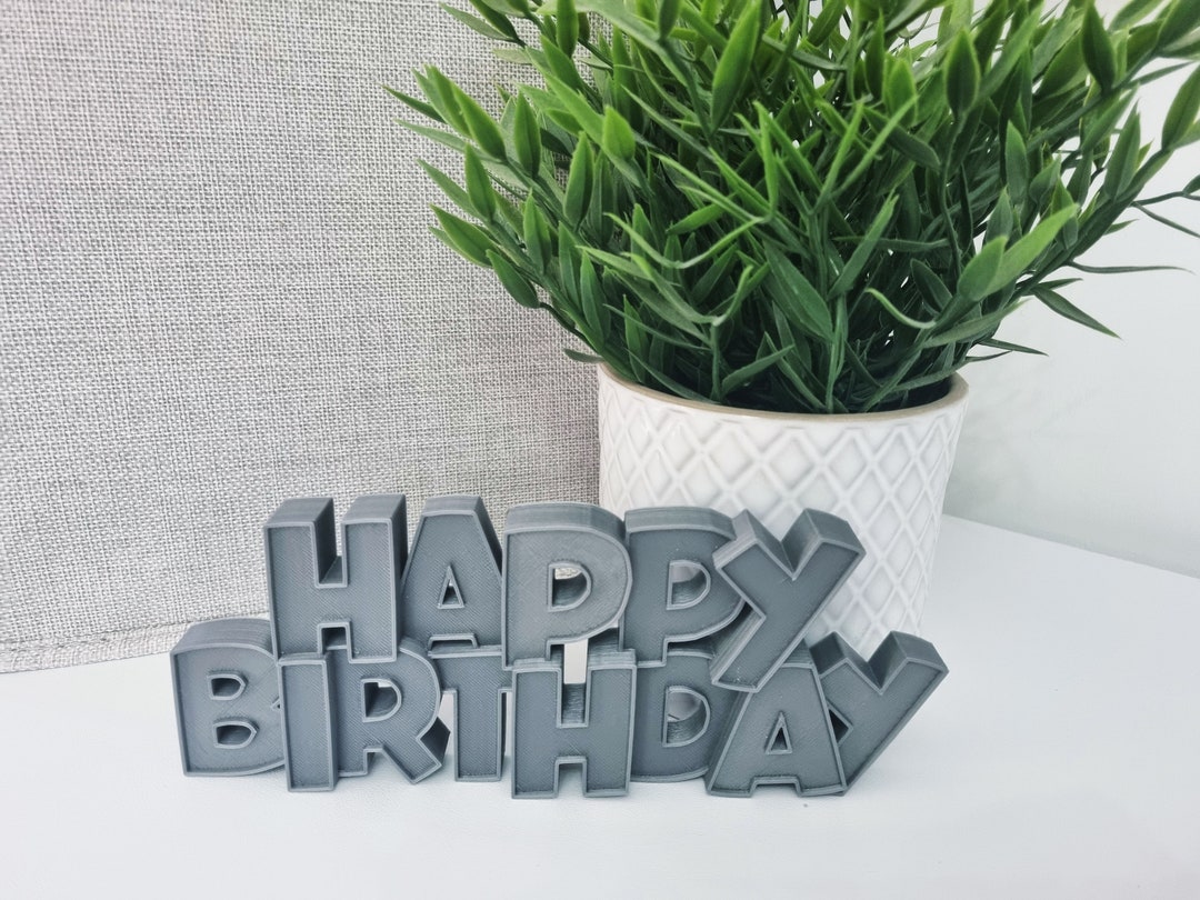 Reusable Happy Birthday Sign, Birthday Boy Decor, Party Decor, Birthday ...