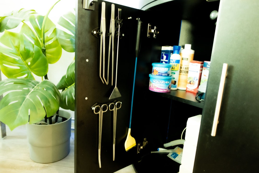 Aquarium Aquascaping Tool Holder in Black, Aquarium Tools, Tank ...