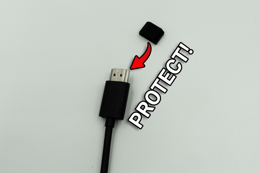Capuchons protecteurs de câble HDMI - Lot de 4 protections de ...