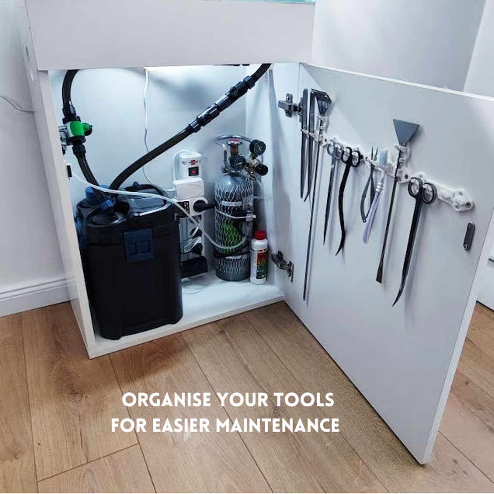 Aquarium Aquascaping Tool Holder, Customise for Your Set Up Aquarium ...