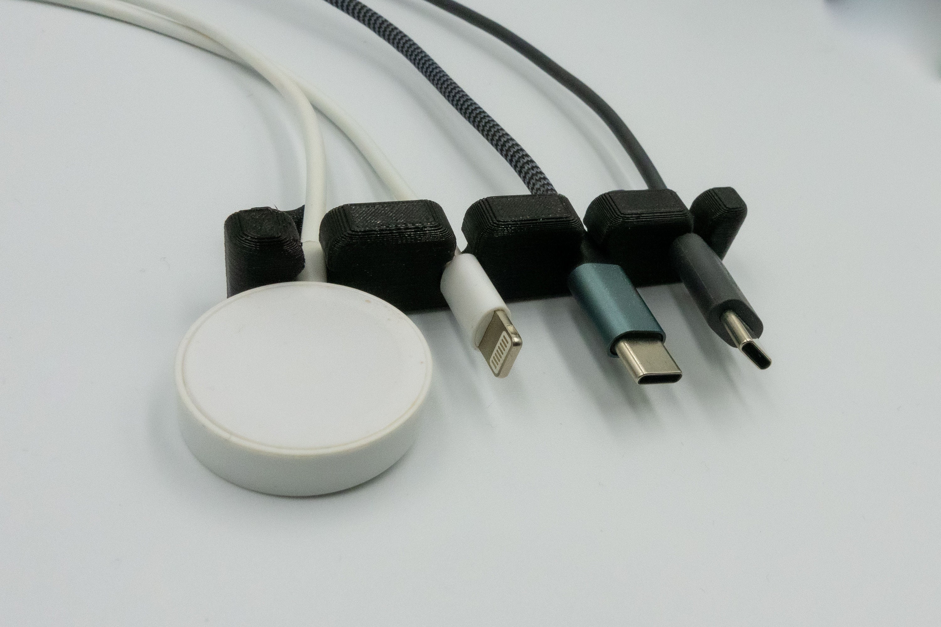 Cable Organiser Holder Desk Tidy, Desk Organisation, Lead Management ...