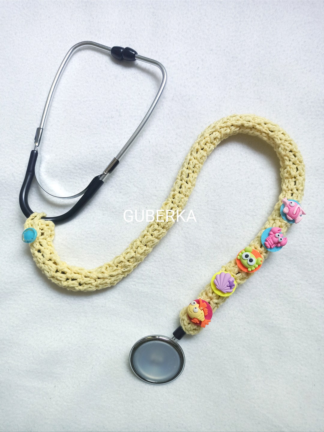 Yellow Stethoscope Cover With Fish - Etsy