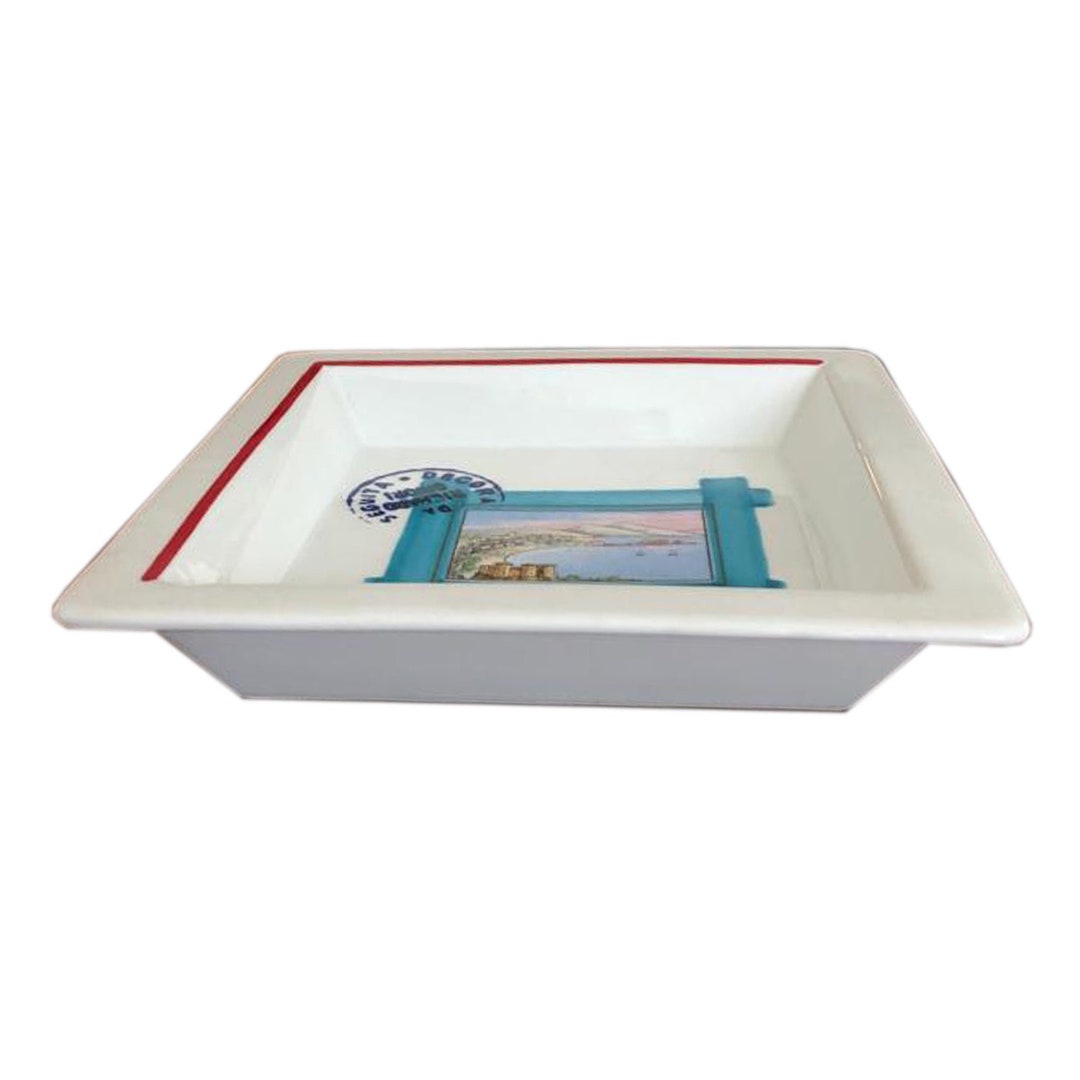 Vide Poche -napoli Figured Square Plate 18x18 Cm (7,1"x7,1") - Etsy