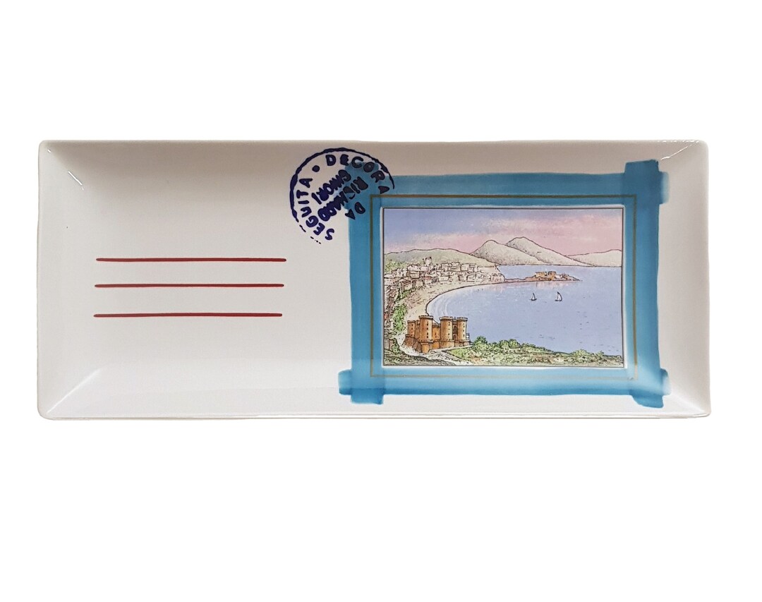 Diagona - Naples Figured Rectangular Plate 28x12 Cm (11"x4") - Etsy