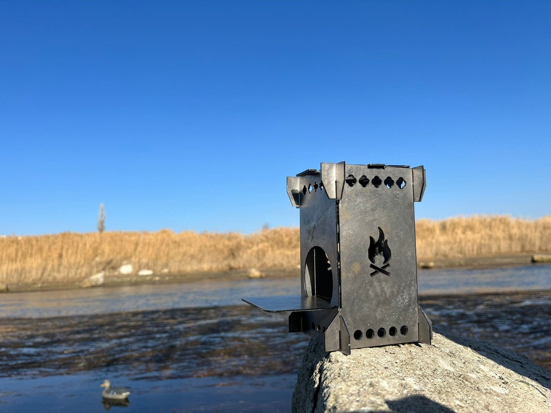 Mini Pocket Stove Disassembled, Firebox, Mini Pocket Stove - Etsy