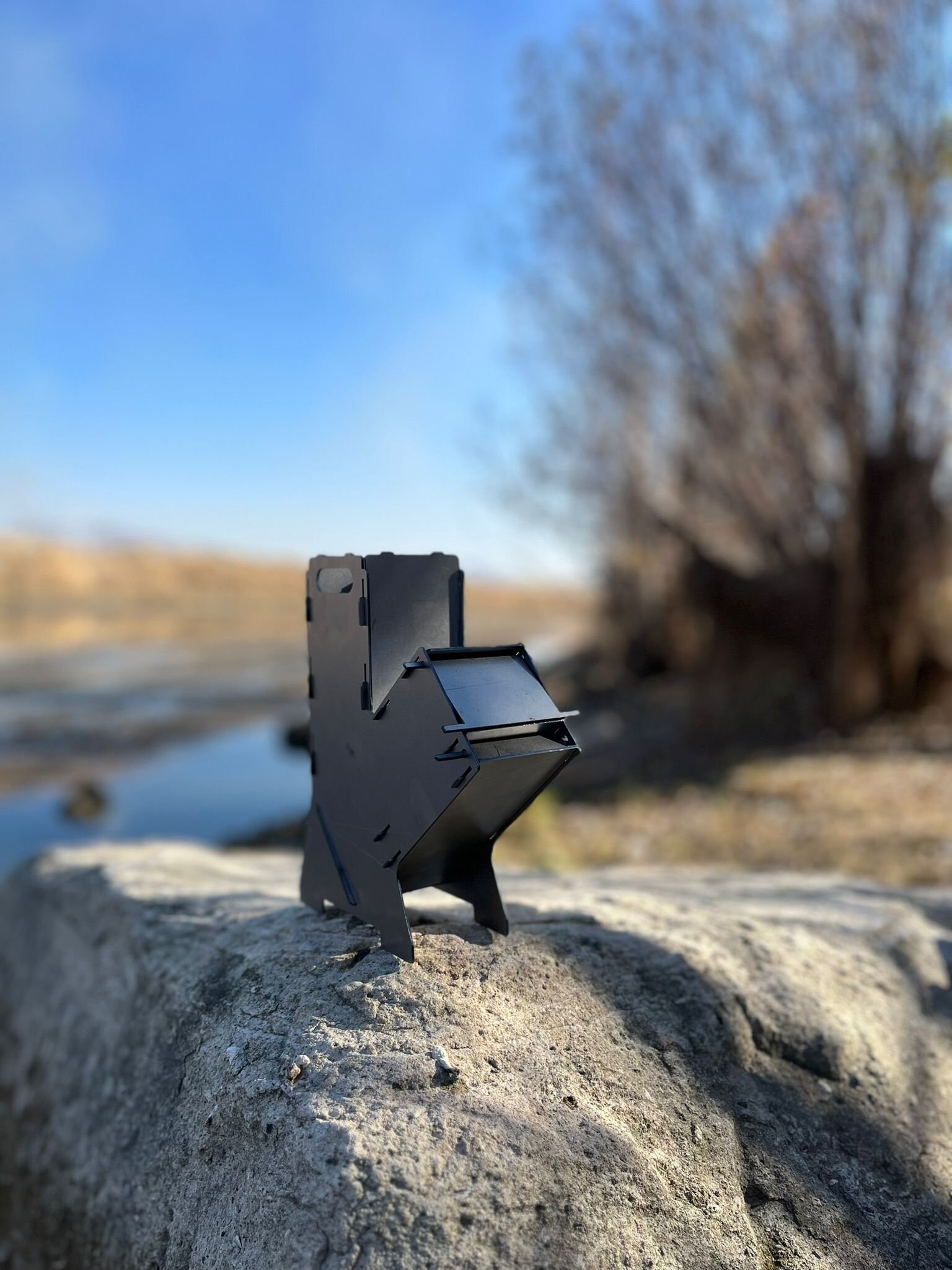 Disassembled Folding Rocket Stove Camping, Hunting or Christmas Gift ...