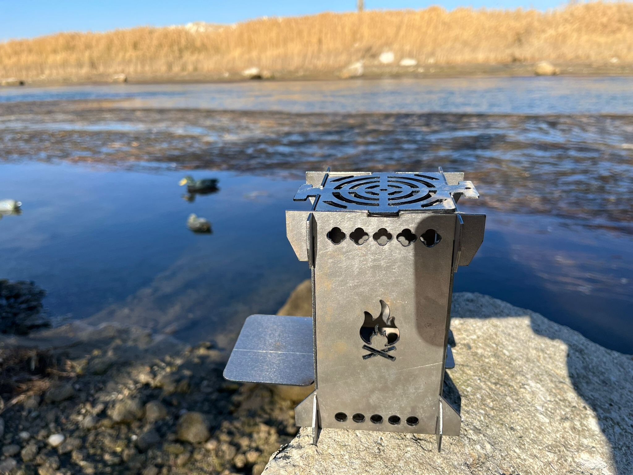 Mini Pocket Stove Disassembled, Firebox, Mini Pocket Stove - Etsy