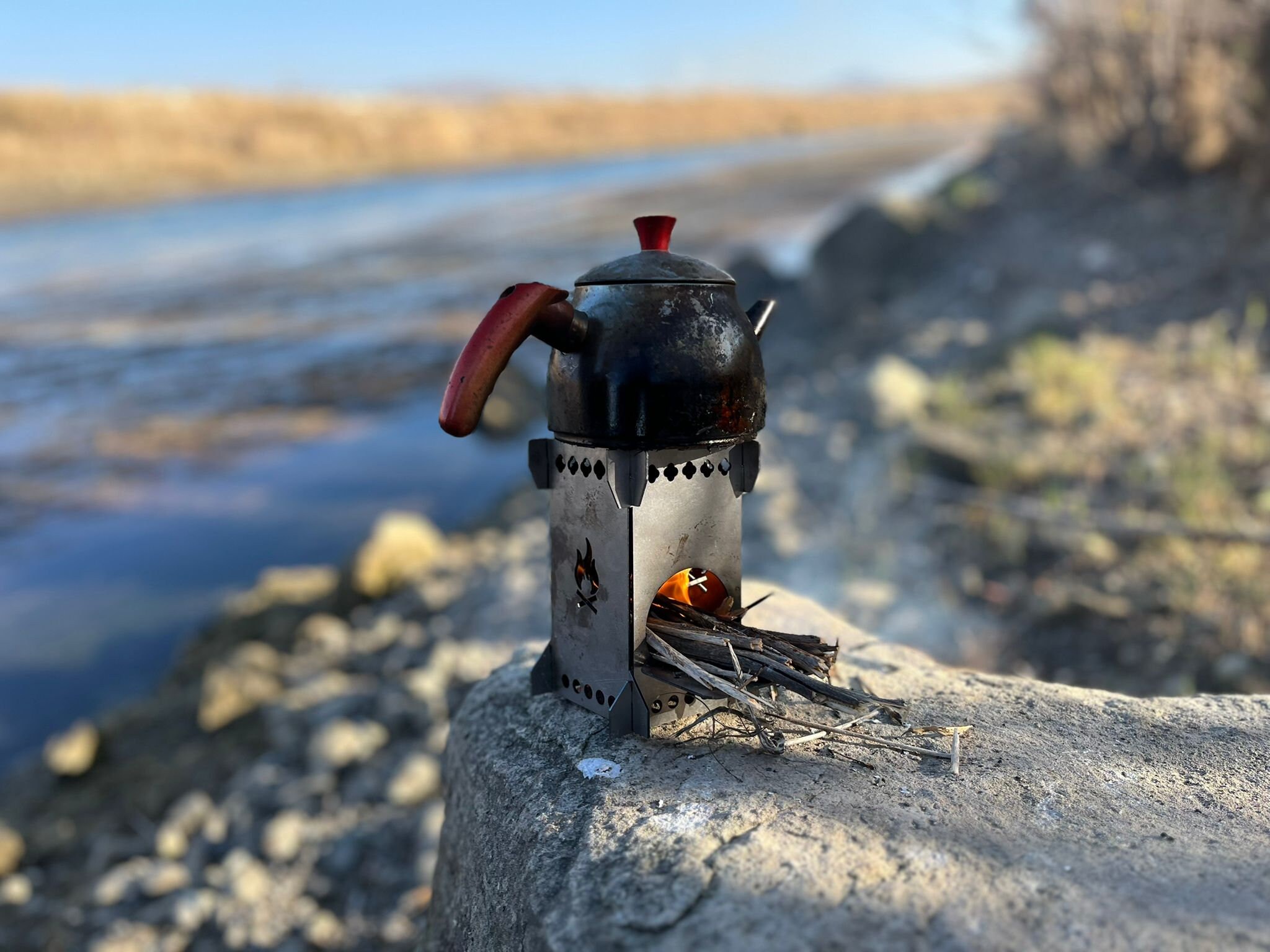 Mini Pocket Stove Disassembled, Firebox, Mini Pocket Stove - Etsy