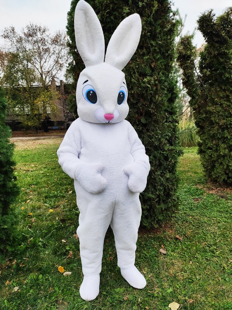 Easter Bunny Mascot Costume Adult Mascot Costume Party - Etsy