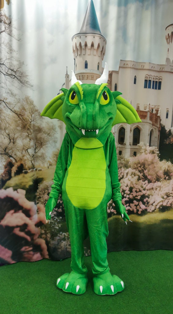 My Dragon Mascot Costume, Adult Mascot Costume, Party Mascot Costume ...
