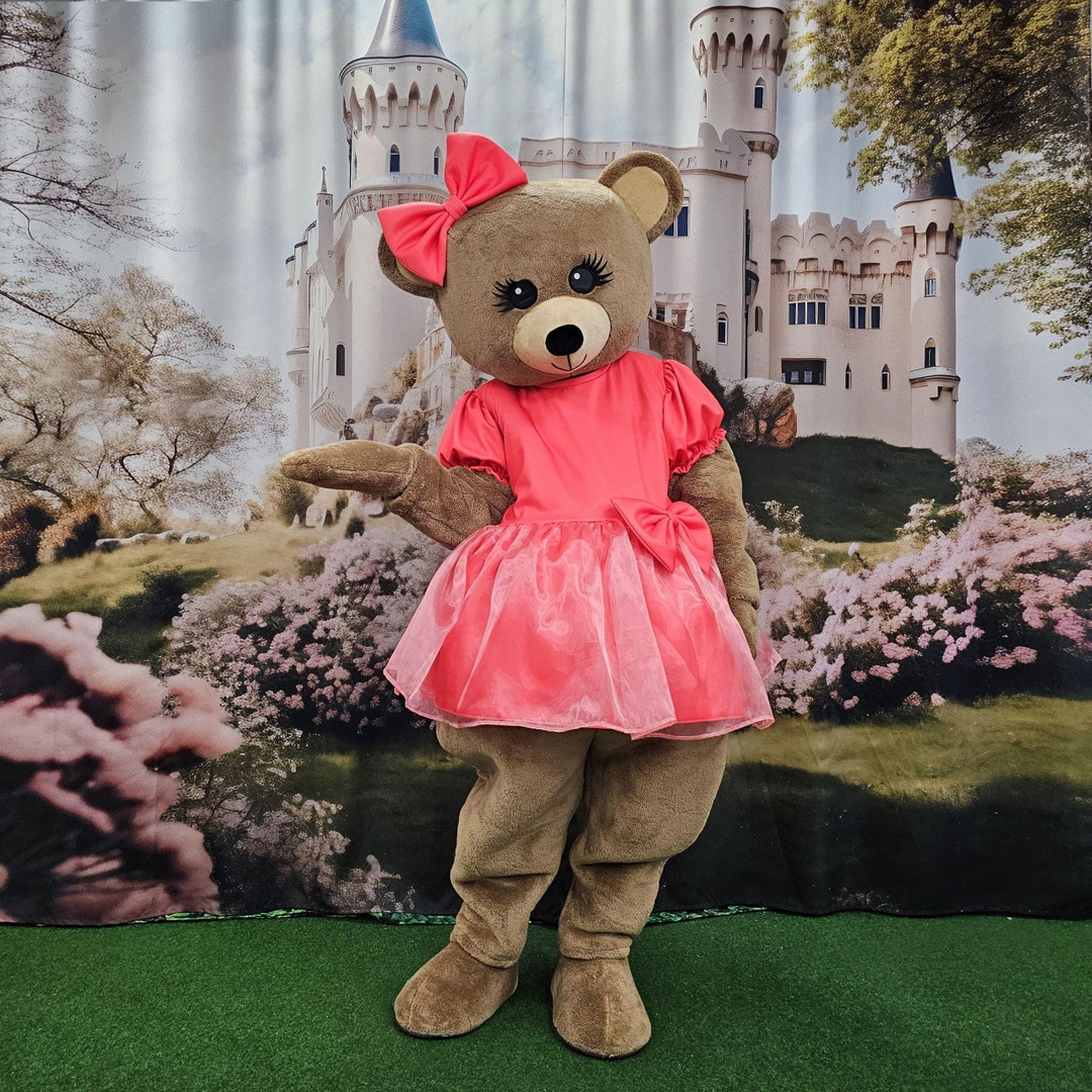 Love Bear Mascot Costume, Adult Mascot Costume, Party Mascot Costume ...