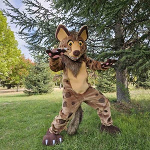 Hyena Mascot Costume, Adult Mascot Costume, Party Mascot Costume, Event ...