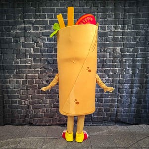 Doner Kebab Mascot Costume, Adult Mascot Costume, Party Mascot Costume ...