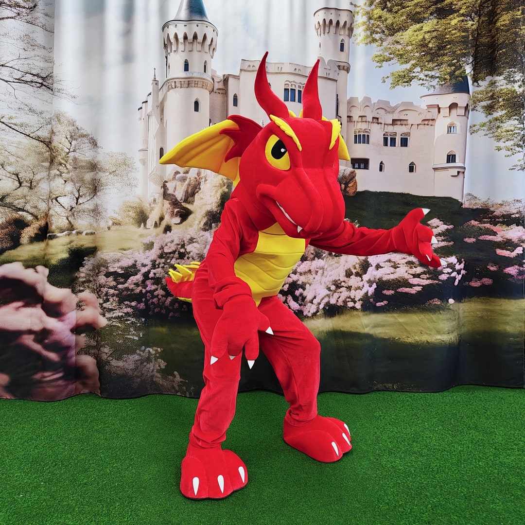 My Dragon Mascot Costume, Adult Mascot Costume, Party Mascot Costume ...