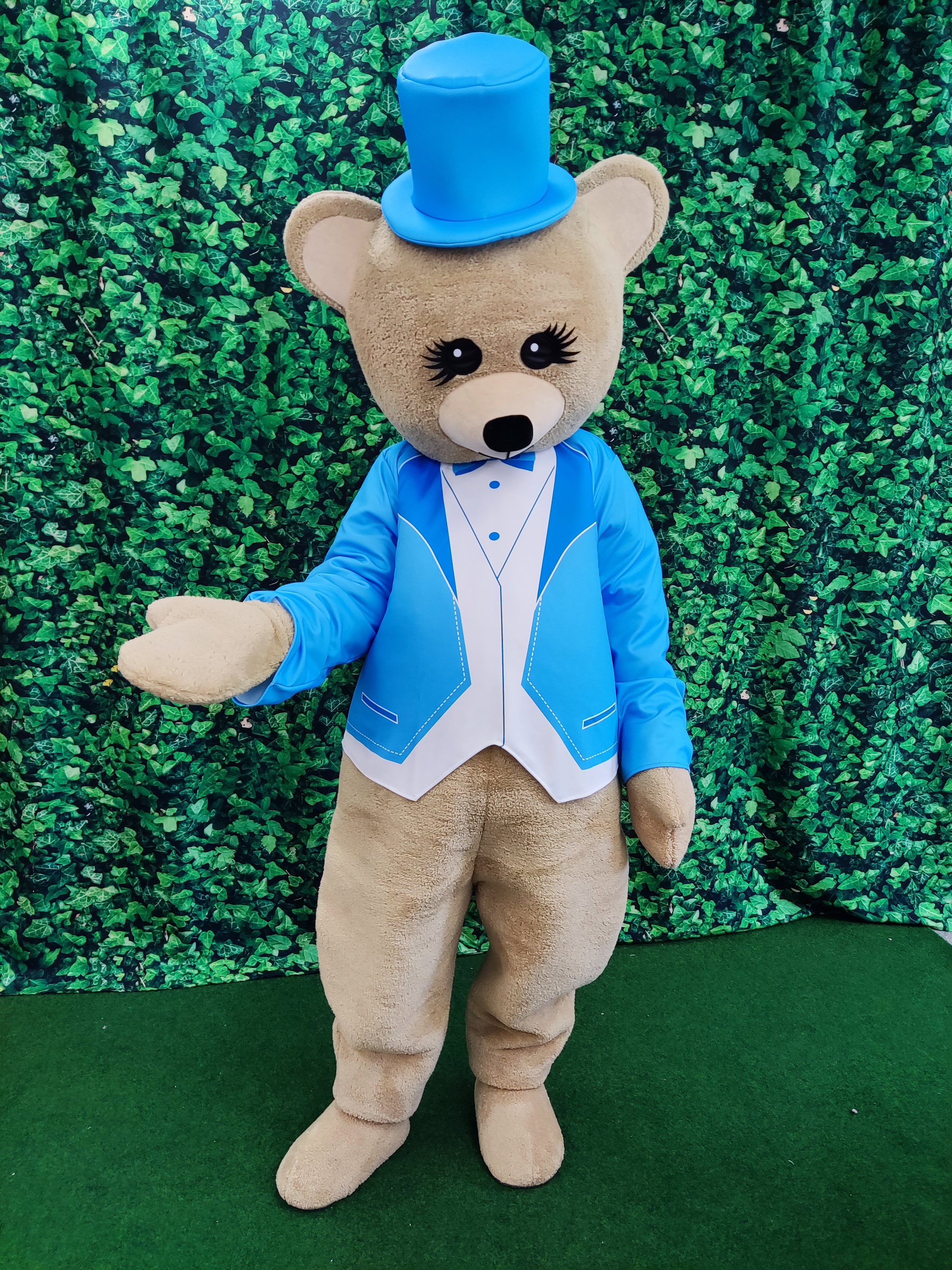 Sweet Blue Bear Costume, Adult Mascot Costume, Party Mascot Costume ...