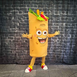 Doner Kebab Mascot Costume, Adult Mascot Costume, Party Mascot Costume ...