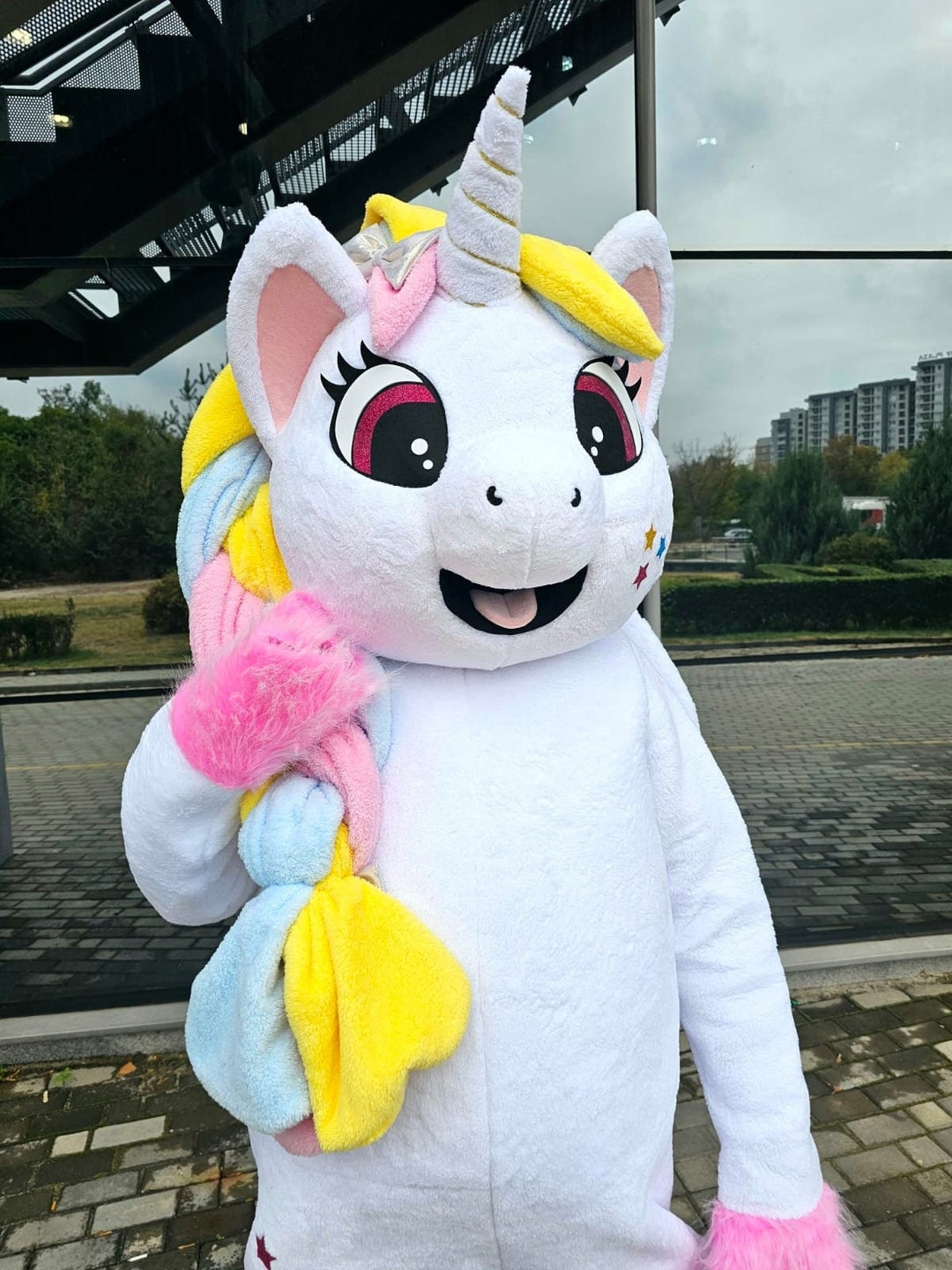 Cute Unicorn Mascot Costume, Party Mascot Costume, Event Mascot Costume ...