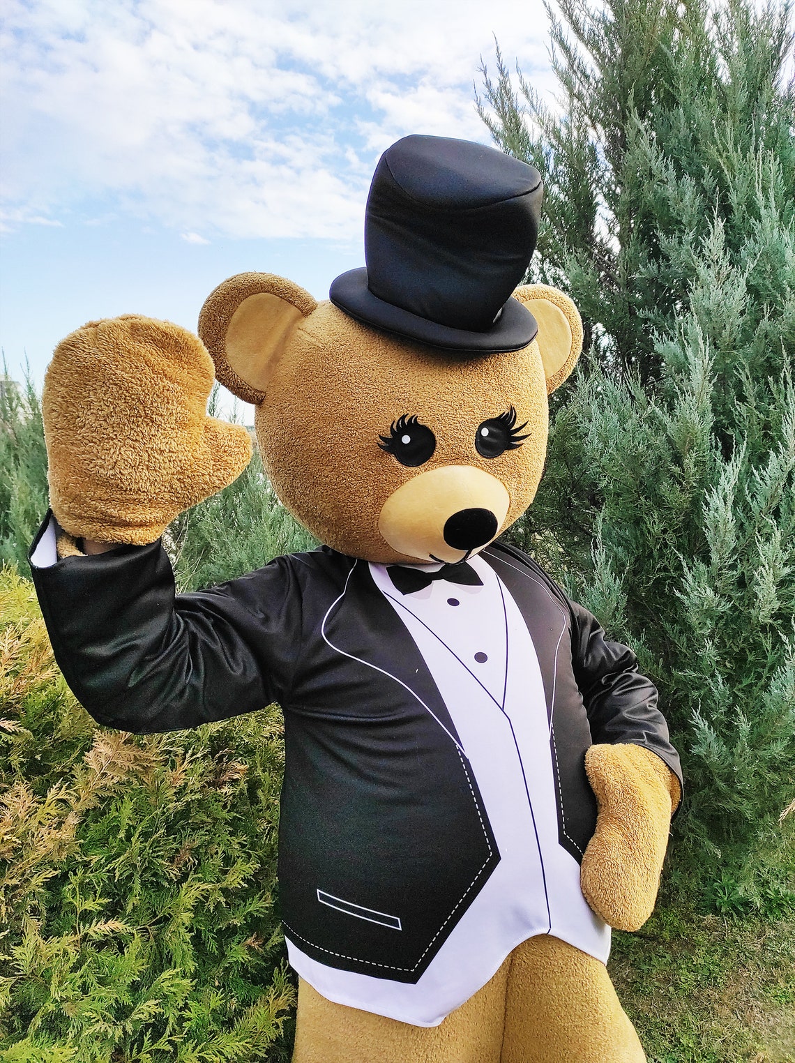 Mr. Bear Mascot Costume Adult Mascot Costume Party Mascot - Etsy