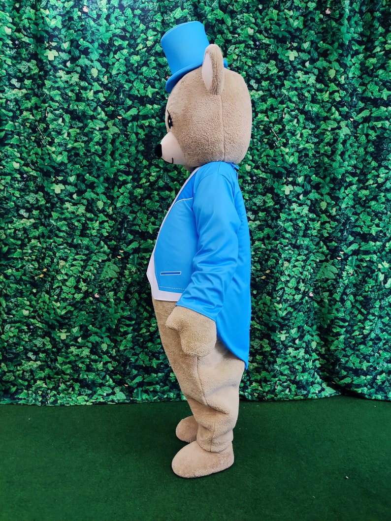 Sweet Blue Bear Costume, Adult Mascot Costume, Party Mascot Costume ...