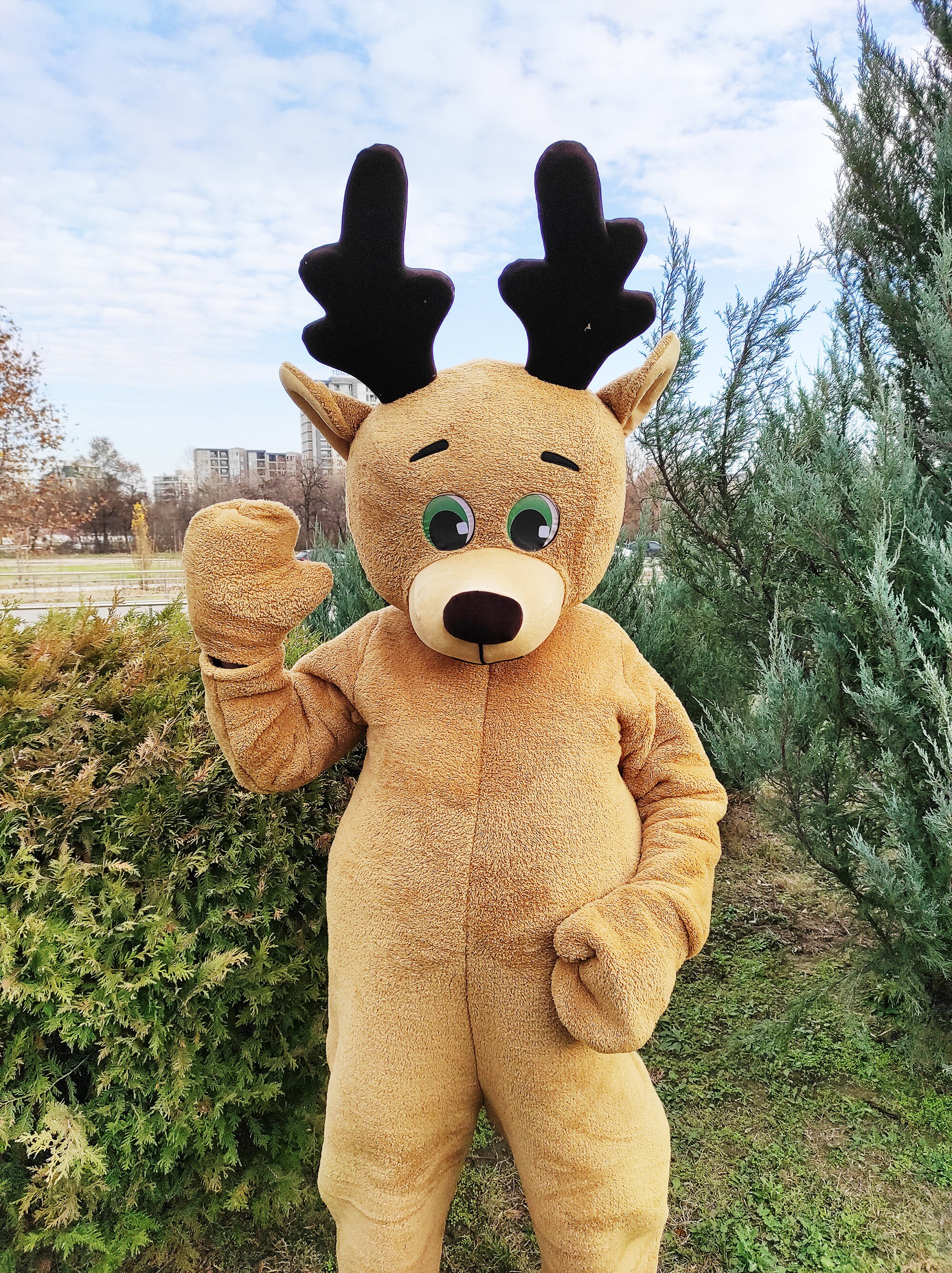 Deer Mascot Costume Adult Mascot Costume Party Mascot - Etsy