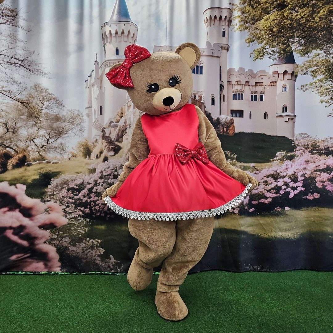 Love Bear Mascot Costume, Adult Mascot Costume, Party Mascot Costume ...