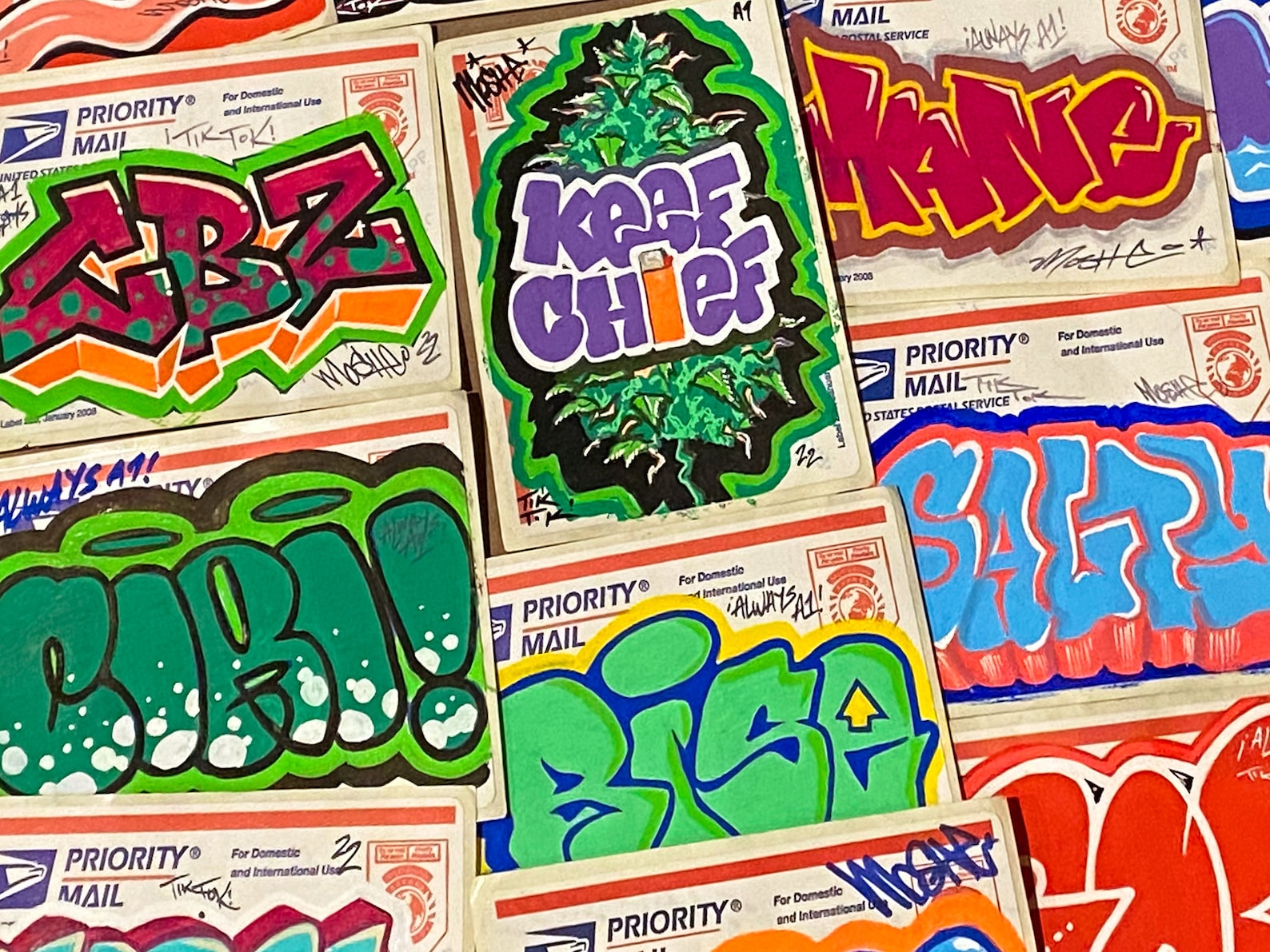 Custom Graffiti Sticker your Name/tag Tiktok Feature A1 USPS 228 - Etsy