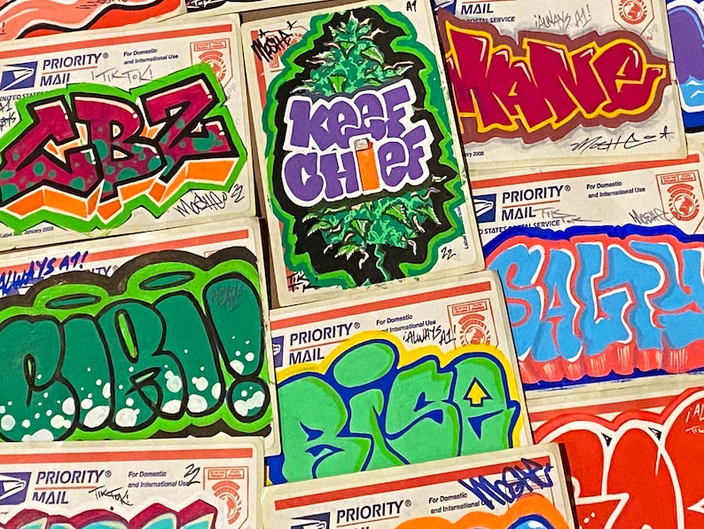 Custom Graffiti Sticker (your Name/tag!) + Tiktok Feature - A1 - [USPS ...